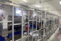 China ISO Standard Modular Clean Room Air Booth 1000 CFM Custom Size Laboratory for sale