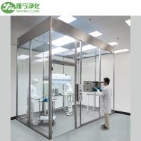 China Modular Quick-Assembly Laminar Flow Clean Room Booth with HEPA H14 Filter and 304 Stainless Steel Construction for sale
