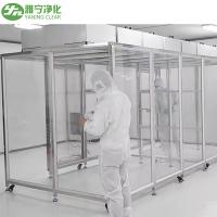 China Modular Quick-Assembly Laminar Flow Clean Room Booth with HEPA H14 Filter and 304 Stainless Steel Construction for sale
