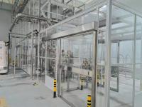 China ISO 5 Cleanroom Booth with 304 Stainless Steel Construction and HEPA H14 Filter for Pharmaceutical Powder Handling for sale