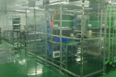 China Low Noise ≤ 60 dB Clean Booth with H14 HEPA Filter and LED Purification Lighting for Laboratories for sale