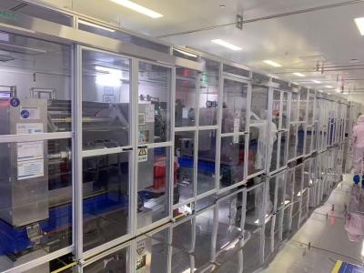 China Quick Install Modular Clean Booth with Adjustable Air Velocity 0.3-0.5m/s and H14 HEPA Filter for Tool-Free Assembly for sale