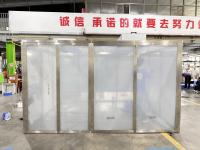China Modular Hardwall Cleanroom Booth with Rock Wool Sandwich Panel and HEPA H14 Filtration for ISO Class 7 for sale