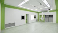 China Anti Corrosion Seamless Interlocking Operating Room Wall Panel Silver Ion Antibacterial Electrolytic Steel for sale