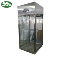 China Stainless Steel 304 Cleanroom Air Flow System Sampling Booth 0.8kw With Wheels for sale