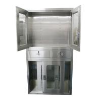China Stainless Steel Medical Cabinet 1.0mm Thick Hospital Instrument Cabinet HB-I-II-III for sale