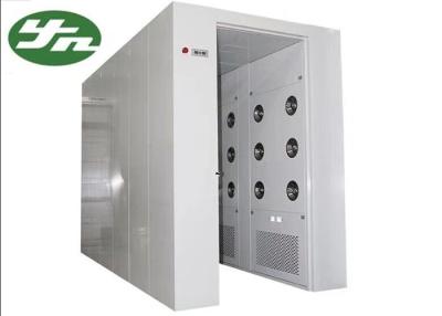 China Stainless Steel Air Shower Tunnel 5000mm Length 1.1KW for Pharmaceutical Cleanroom for sale