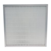 China Panel Type Mini Pleated HEPA Air Filter 2000m³/h Air Volume with 96mm Depth for Clean Room Applications for sale