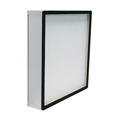 China Panel Type Mini Pleated HEPA Air Filter 2000m³/h Air Volume with 96mm Depth for Clean Room Applications for sale