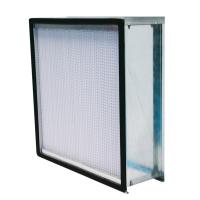 China 24x24x12 Deep Pleat HEPA Air Filter Galvanized Steel Frame 292mm Thickness 99.997% Efficiency for sale