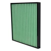 China Mini Pleated Industrial Air Filters G4 Efficiency 592x592x21mm Plastic Frame for sale