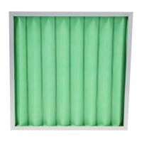 China Folded Box Type Pre Air Filter G4 Efficiency 90-95% with Aluminum Alloy Frame 287x490mm to 592x592mm for sale