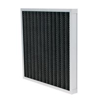 China Aluminium Frame Airport Activated Carbon Pre Filter Customize Functional Mesh Sizes for sale
