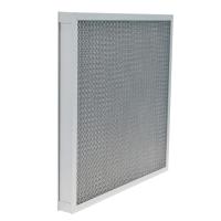 China Washable Furnace Corrugated Aluminum 250℃ Pre Air Filter G4 MERV7 for sale