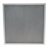 China Washable Furnace Corrugated Aluminum 250℃ Pre Air Filter G4 MERV7 for sale