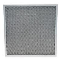 China Washable Furnace Corrugated Aluminum 250℃ Pre Air Filter G4 MERV7 for sale