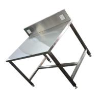 China Stainless Steel Power Socket Work Table 1500×600×850mm Heavy Duty for Clean Rooms for sale