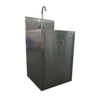 China Single Seat Hospital Stainless Steel Hand Wash Sink 800mm Width 220V AC Sensor Tap for sale
