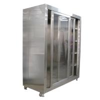 China Stainless Steel Static Garment Cubicle 1500×650×2200mm with 100 Class HEPA Filter for Clean Rooms for sale