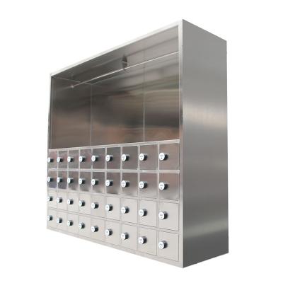 China 304 Stainless Steel Clean Room Shoes Cabinet 1500×650×2200mm with 220V/50Hz Power for TCL Factory for sale