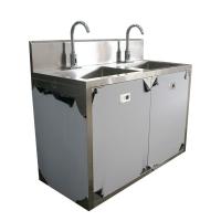 China 304 Stainless Steel Surgical Scrub Sink with Sensor Faucet 0.1um Filtration for Hospital for sale