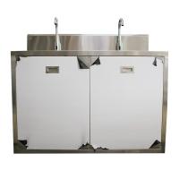 China YANING Hospital Surgical Scrub Sink Station 304 Stainless Steel Foot Knee Operate 1-4 Positions for sale
