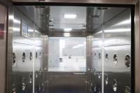 China 99s Adjustable 27m/s Cleanroom Air Shower Tunnel Three Blowing Side SUS304 for sale