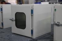 China Powder Coating Steel Cleanroom Pass Box with UV Lamp Sterilization 230V 600x600x600mm for sale