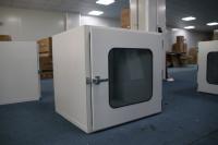 China Stainless Steel Cleanroom Pass Box 600x600x600mm with Mechanical Interlock and UV Lamp for sale