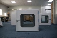 China Stainless Steel Cleanroom Pass Box 600x600x600mm with Mechanical Interlock and UV Lamp for sale