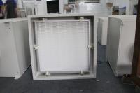 China Round Duct 250mm Clean Room Hepa Filter Box H12 Disposable for sale