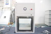 China Dynamic Cleanroom Pass Box 25m/s Wind Speed H14 HEPA Filter Powder Coating Steel Laminar Flow for sale