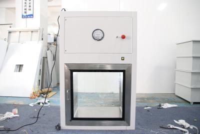 China Dynamic Cleanroom Pass Box 25m/s Wind Speed H14 HEPA Filter Powder Coating Steel Laminar Flow for sale