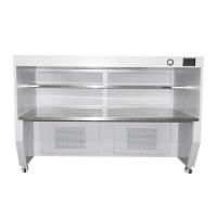 China 155W SUS304 Horizontal Laminar Airflow Hood Class 100 Clean Bench 1040x740x2000mm for sale