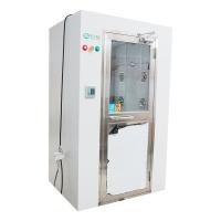 China Powder Coating 1.1KW Cleanroom Air Shower Steel Frame 99.99% H13 HEPA for sale