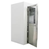 China Powder Coating 1.1KW Cleanroom Air Shower Steel Frame 99.99% H13 HEPA for sale