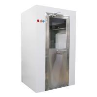 China Powder Coating 1.1KW Cleanroom Air Shower Steel Frame 99.99% H13 HEPA for sale