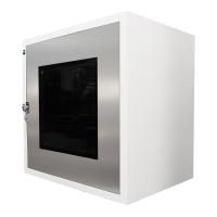 China Mechanical Interlock Cleanroom Pass Box 220V 500x500x500mm Stainless Steel for sale