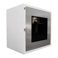 China Mechanical Interlock Cleanroom Pass Box 220V 500x500x500mm Stainless Steel for sale