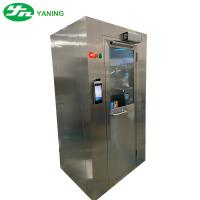 China Clean Room Air Shower with Face Recognition & Temperature Detection - 1290×1000×2130mm, ≥25m/s Air Velocity for sale