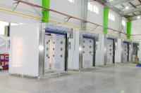 China Industrial Air Shower with PVC Roller Door 2500x1500x2330mm SUS304 Construction 20-25m/s Air Velocity for sale