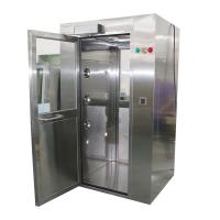 China Double Blowing Stainless Steel Air Shower Single Person 1300x1000x2100mm for Cleanroom for sale