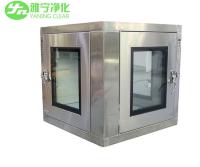 China Corner Door Cleanroom Pass Box Stainless Steel Electronic Interlocking ISO14644 for sale