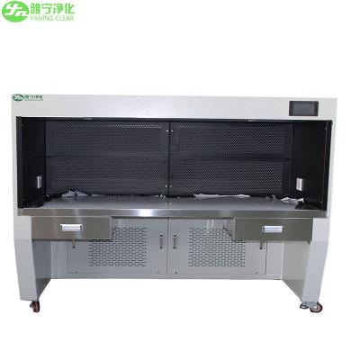 China Medical Modular Laminar Flow Hood 250W Clean Bench Laboratory Powder Coated for sale