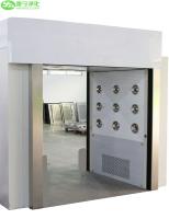 China Prefilter G4 Cleanroom Air Shower Tunnel Stainless Steel Powder Coated 3 Person for sale