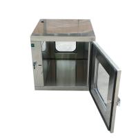 China Customized Cleanroom Pass Box Sand Light Stainless Steel With Powder Coated for sale