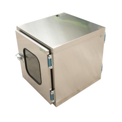 China Mechanical Interlock Cleanroom Pass Box 600x600x600mm Stainless Steel Transfer Chamber for sale