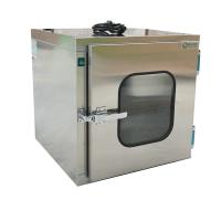 China SUS304 Static Cleanroom Pass Box with UV Lamp 220V Air Tight EVA Sealing for sale