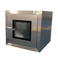 China Laboratory Static Pass Box 600x600x600mm with UV Sterilization for Pharmaceutical Clean Rooms for sale