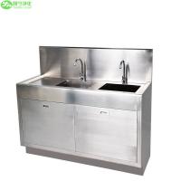 China YANING Hospital Surgical Scrub Sink Station 304 Stainless Steel Foot Knee Operate 1-4 Positions for sale
